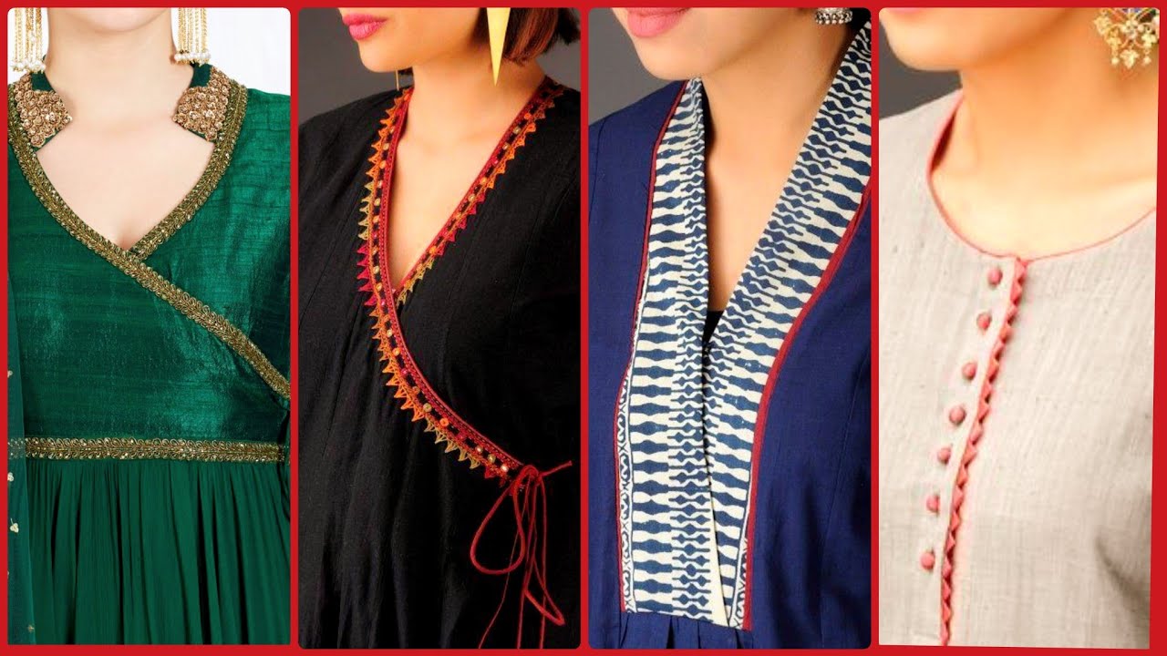 Top stylish and beautiful neckline design for girls and women - YouTube