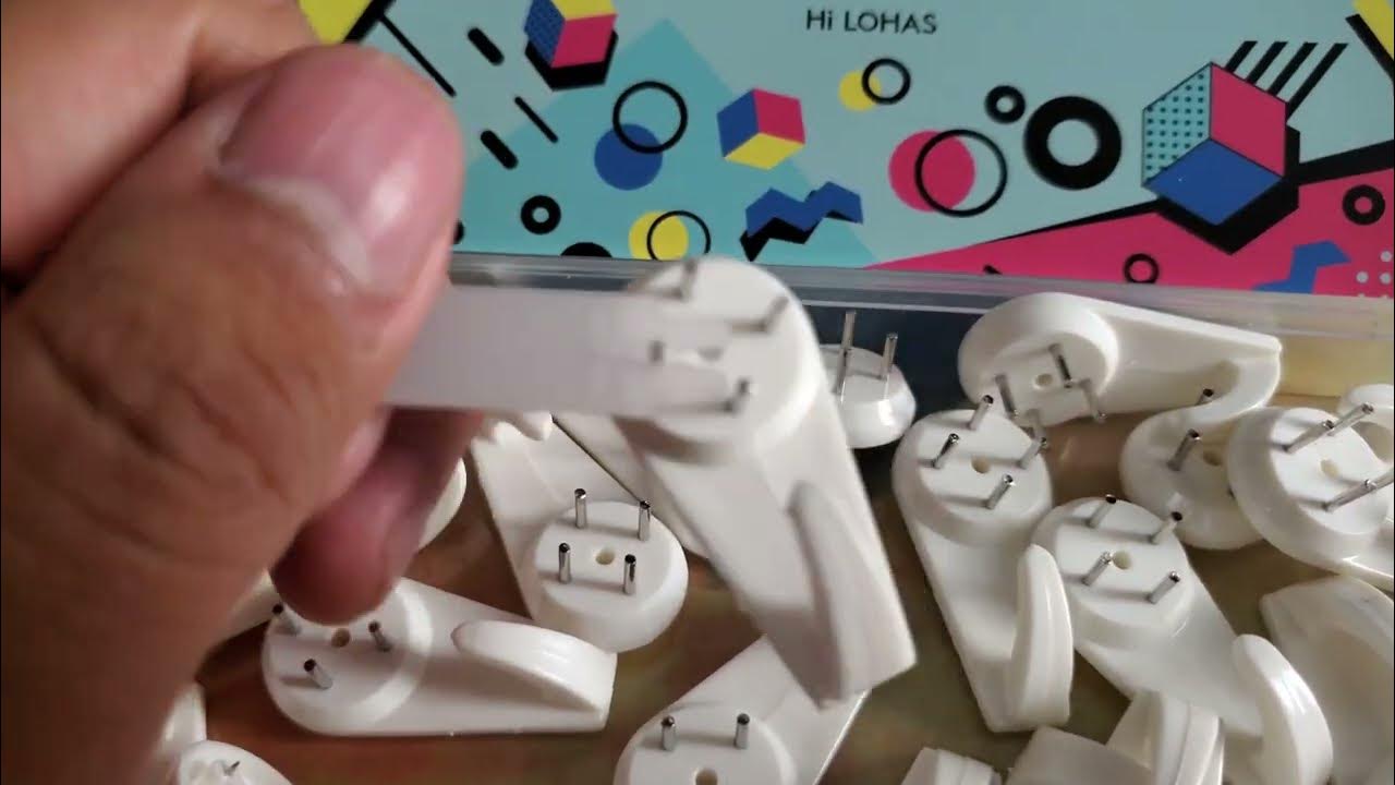 Which Surfaces? HI LOHAS Concrete Wall Hook Medium 25pcs - YouTube