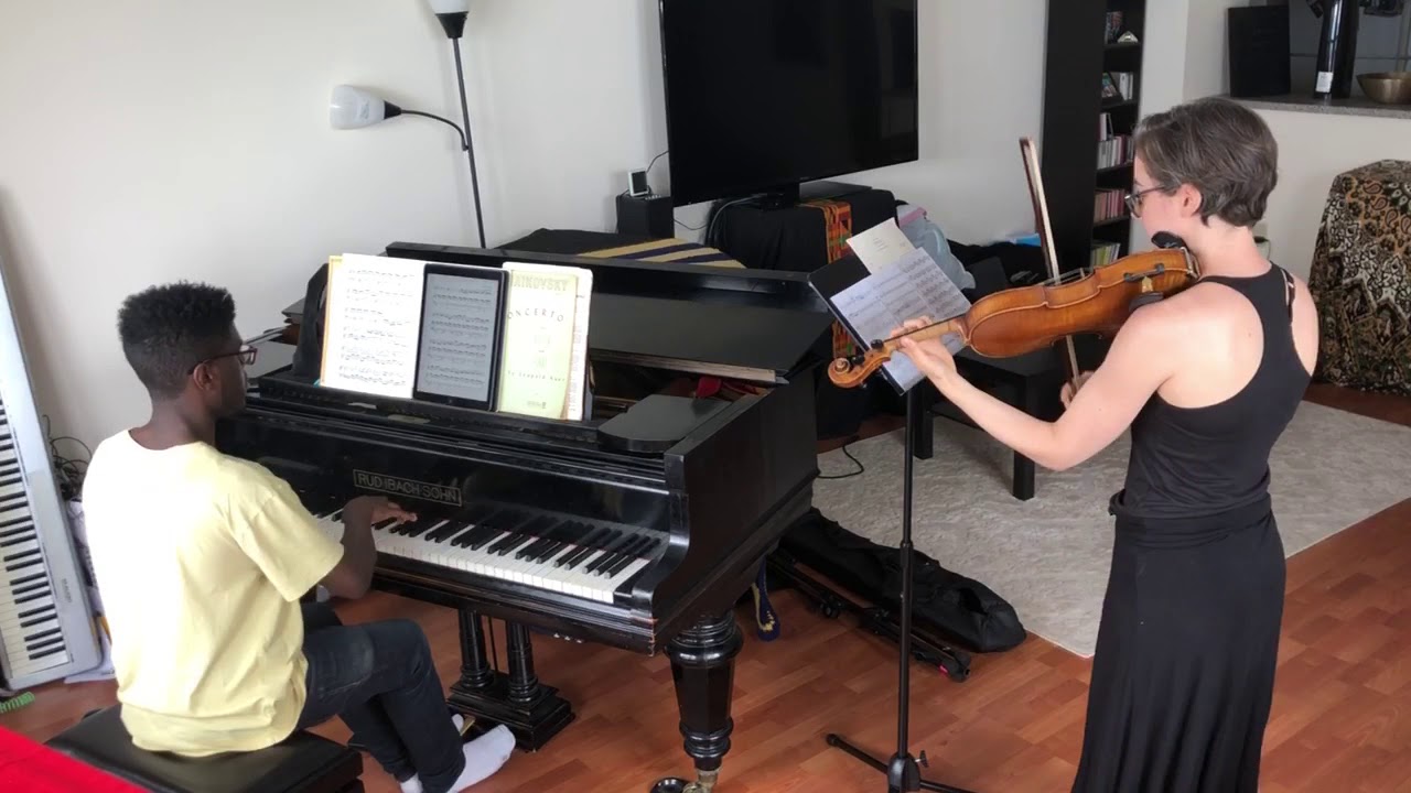 July 9 Vijay Iyer: Bridgetower Fantasy excerpt - rehearsal - YouTube