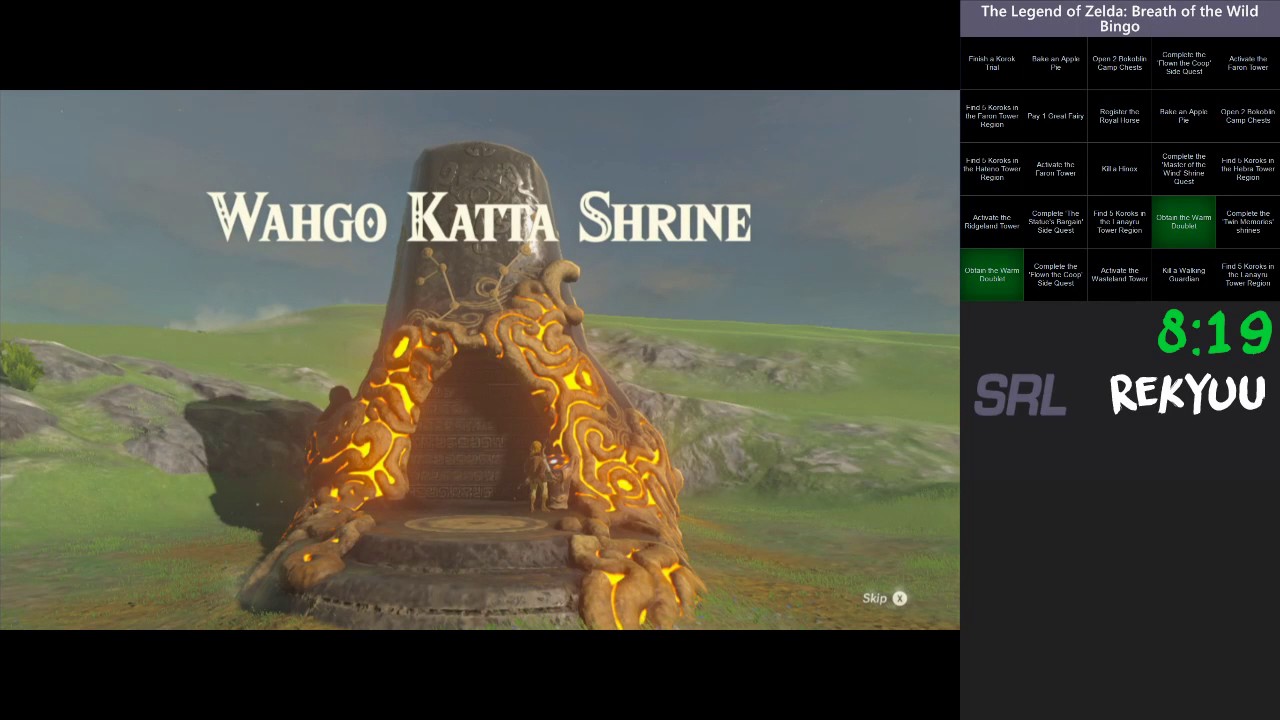 The Legend of Zelda: Breath of the Wild Bingo (Part 8) - YouTube