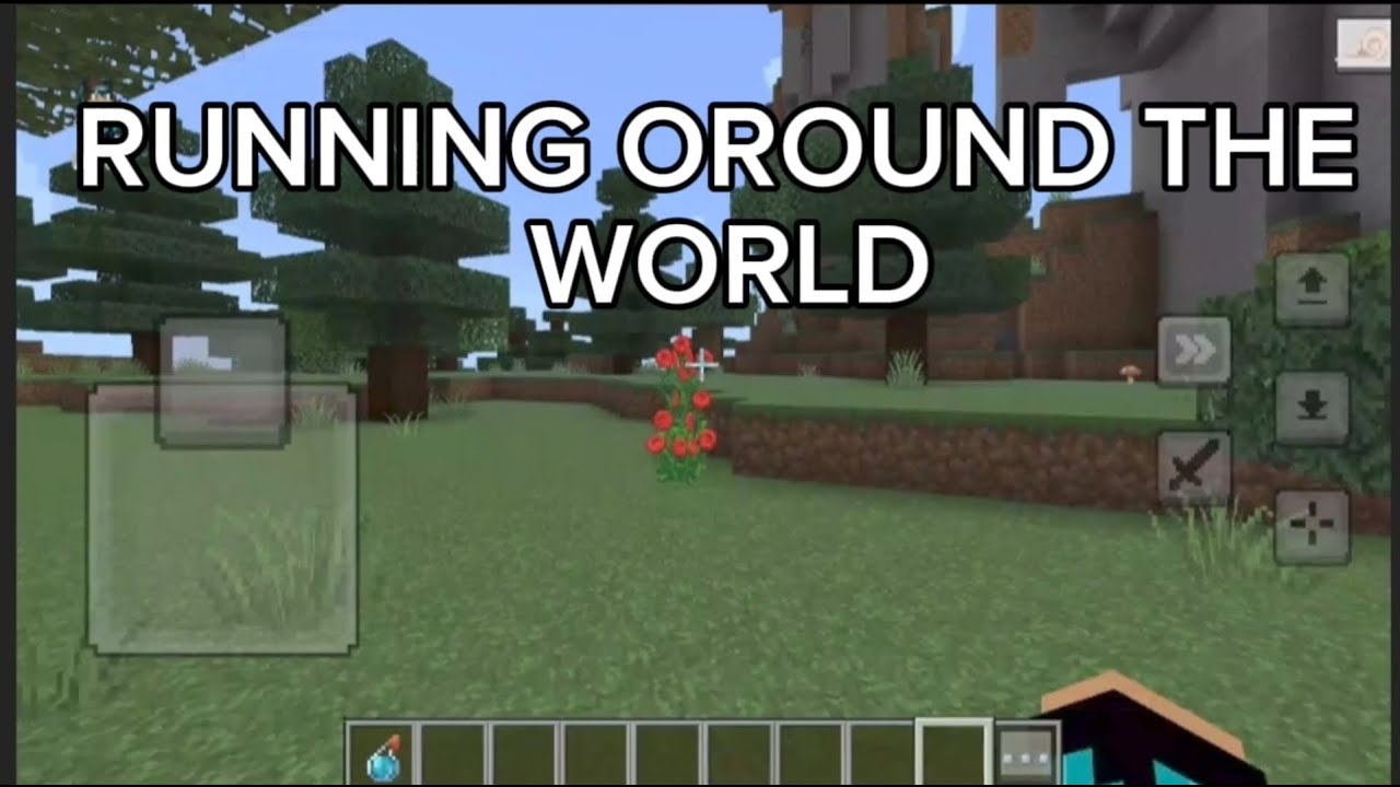 Running around in minecraft - YouTube