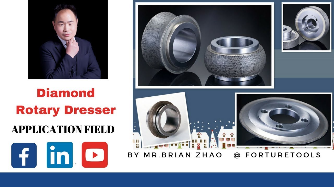 What fields does diamond rotary dresser used in? - YouTube
