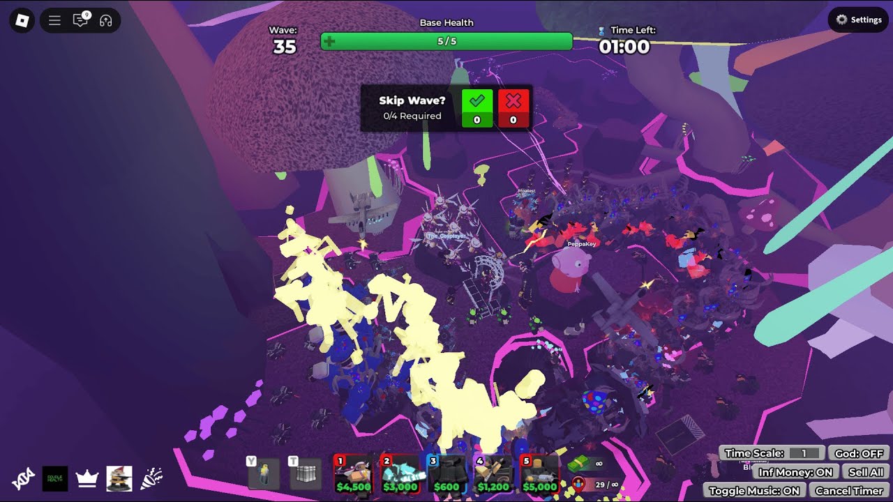 Tower Defense Simulator: Sandbox and Headache Headquarters in Quad ...