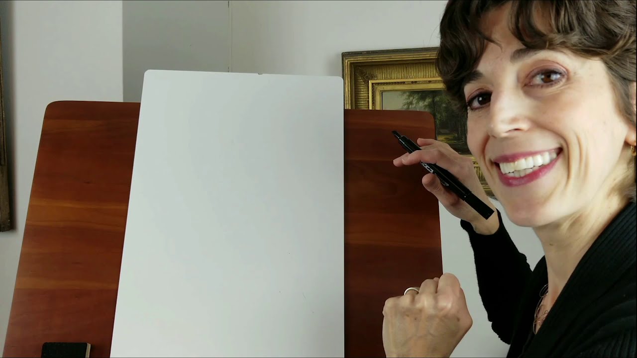 The Benefits of Using a Dry Erase Board for Drawing Practice - YouTube