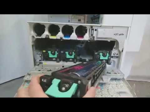 Drum Replace Ricoh MPC4000 MPC5000 color laser copier - YouTube