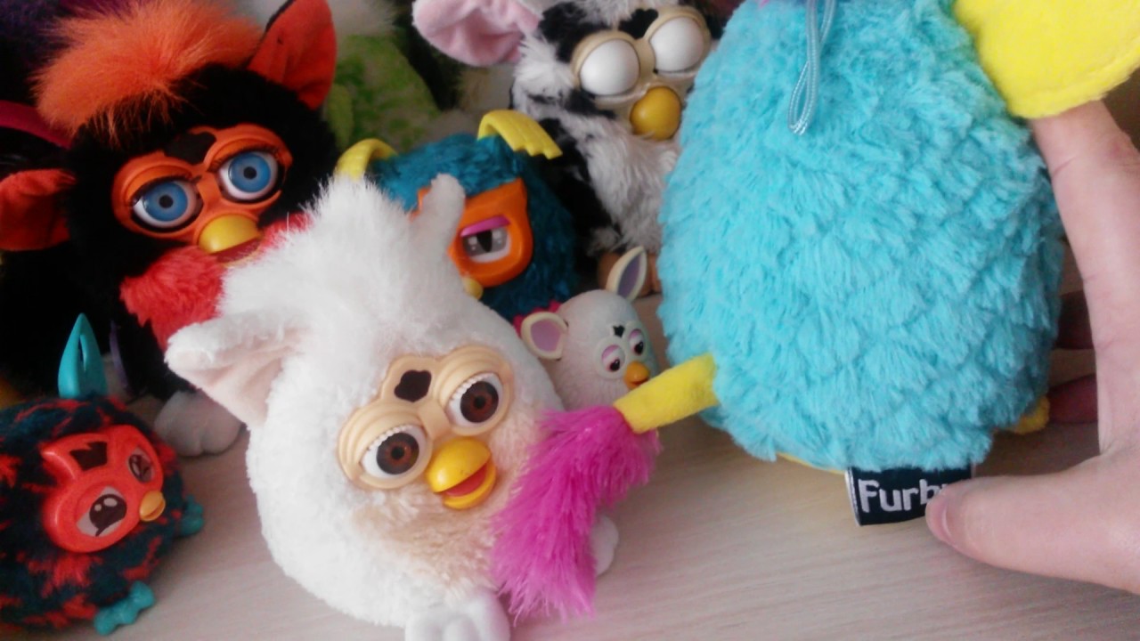 Two new furry Furby + stretchy plastic Furby! - YouTube