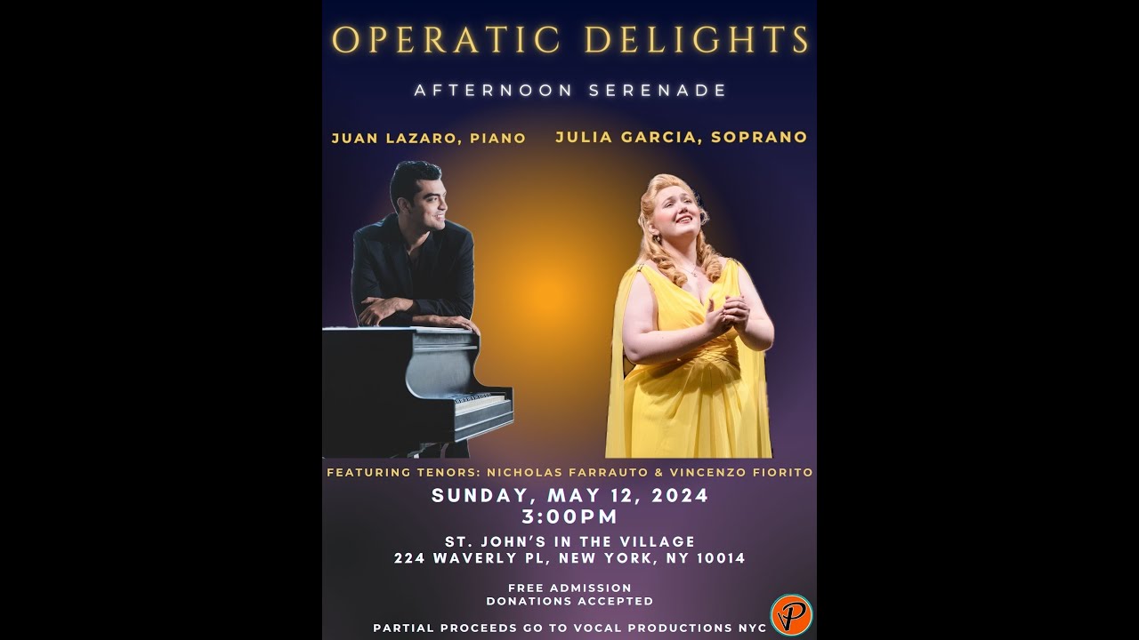 Operatic Delights: 3pm Sunday 12 May - YouTube