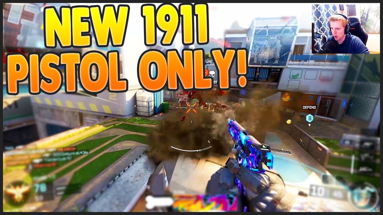 NEW 1911 BO3 PISTOL 52-3 GAMEPLAY! | Black Ops 3 | TBNRKENWORTH - YouTube