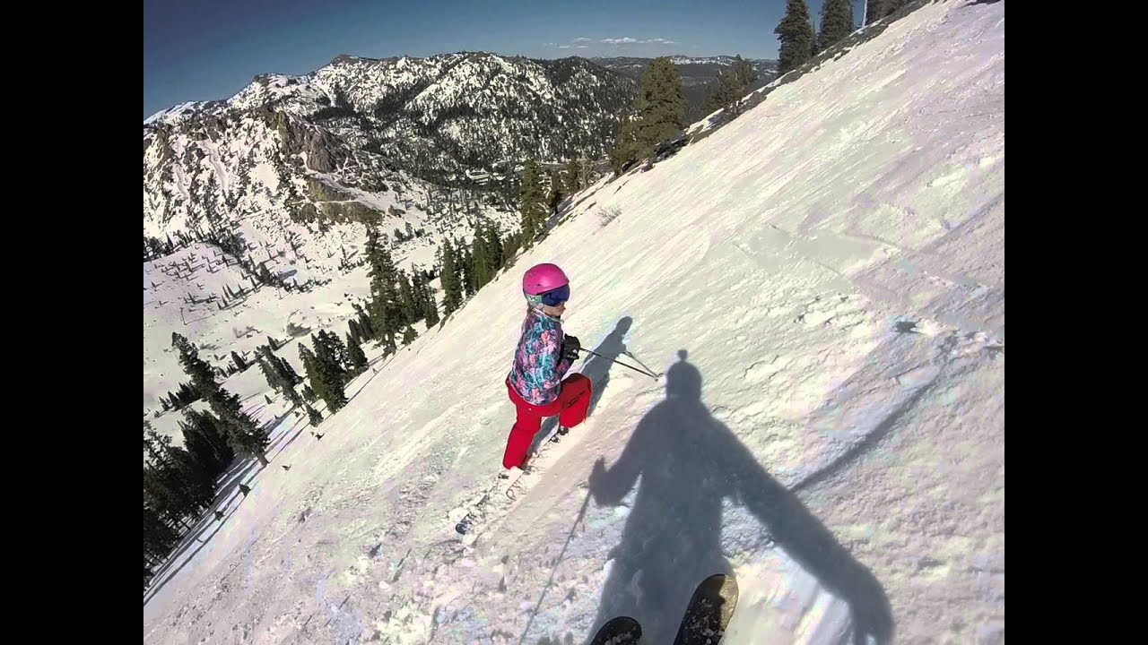 Skiing West Face of KT 22, 3/18/16 - YouTube