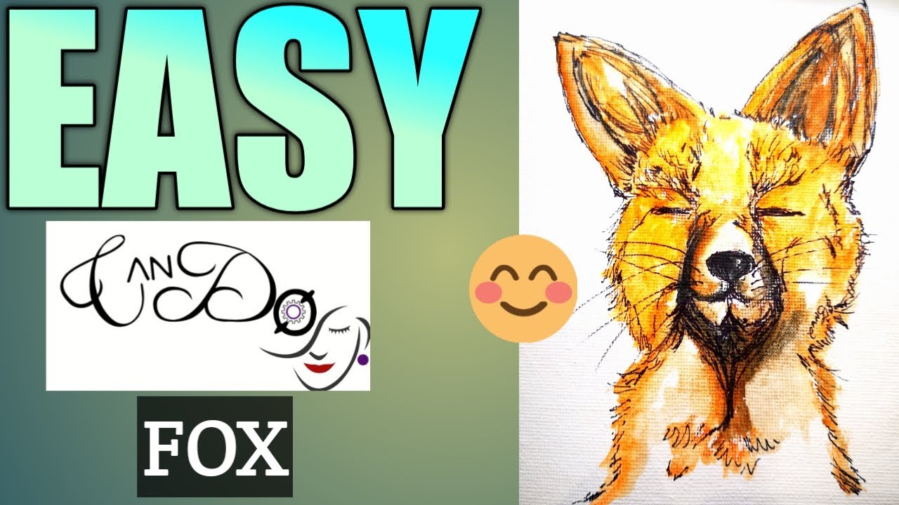 How To Draw A Fox Face Step By Step For Beginners | Easy way to draw A ...