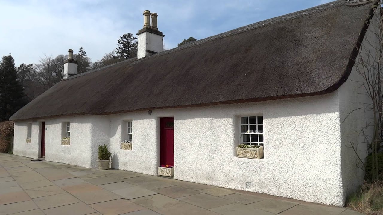 Thatched Cottages Glamis Village Angus Scotland - YouTube