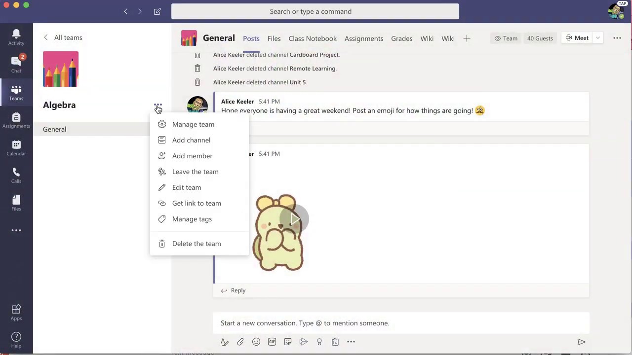 Add a channel to Microsoft Teams - YouTube