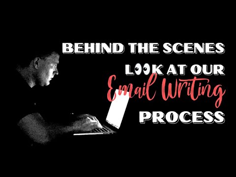 Behind the Scenes Look at Our Email Writing Process - YouTube