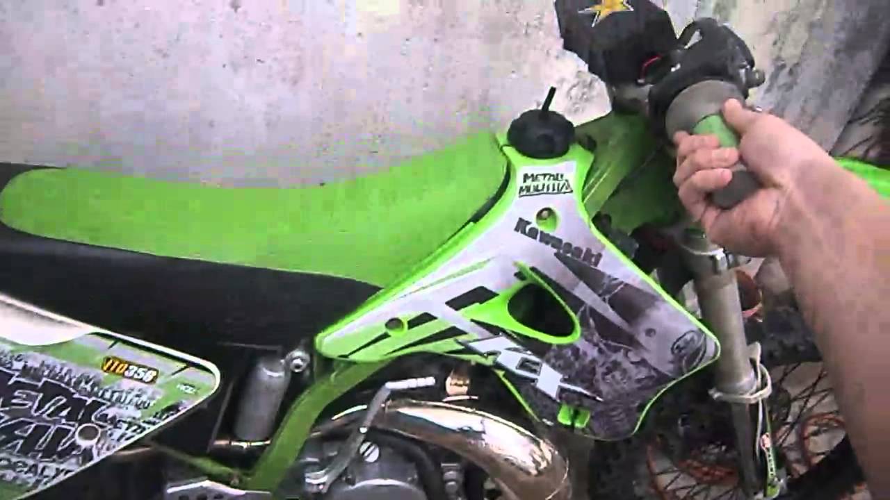 Kawasaki kx 250 1998 fmf - YouTube