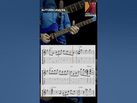 Learn "Autumn Leaves" Chord Melody - with FREE Tabs - YouTube