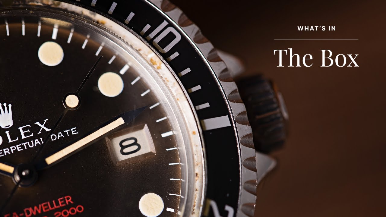 Vintage Rolex: Sea-Dweller 1665 Double Red Unboxing | What’s in the Box ...