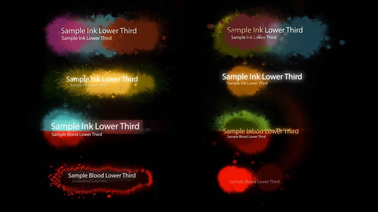 Como editar legendas animadas Lower Thirds Ultimate Bundle - YouTube