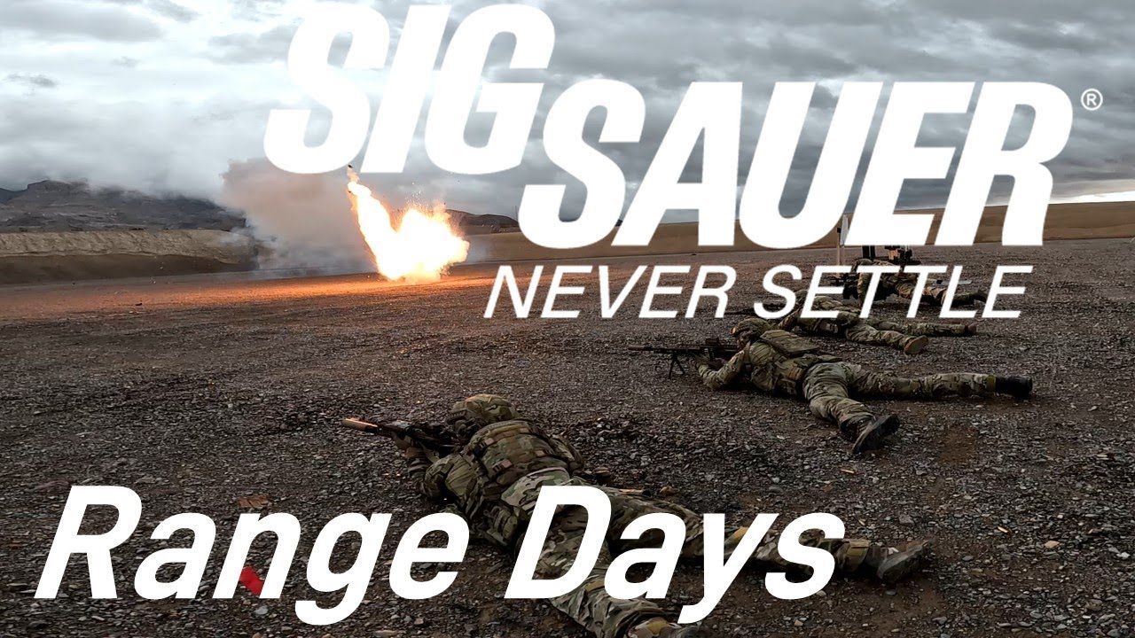 Flying At Sig Sauer Range Days - DON'T GET SHOT! - YouTube