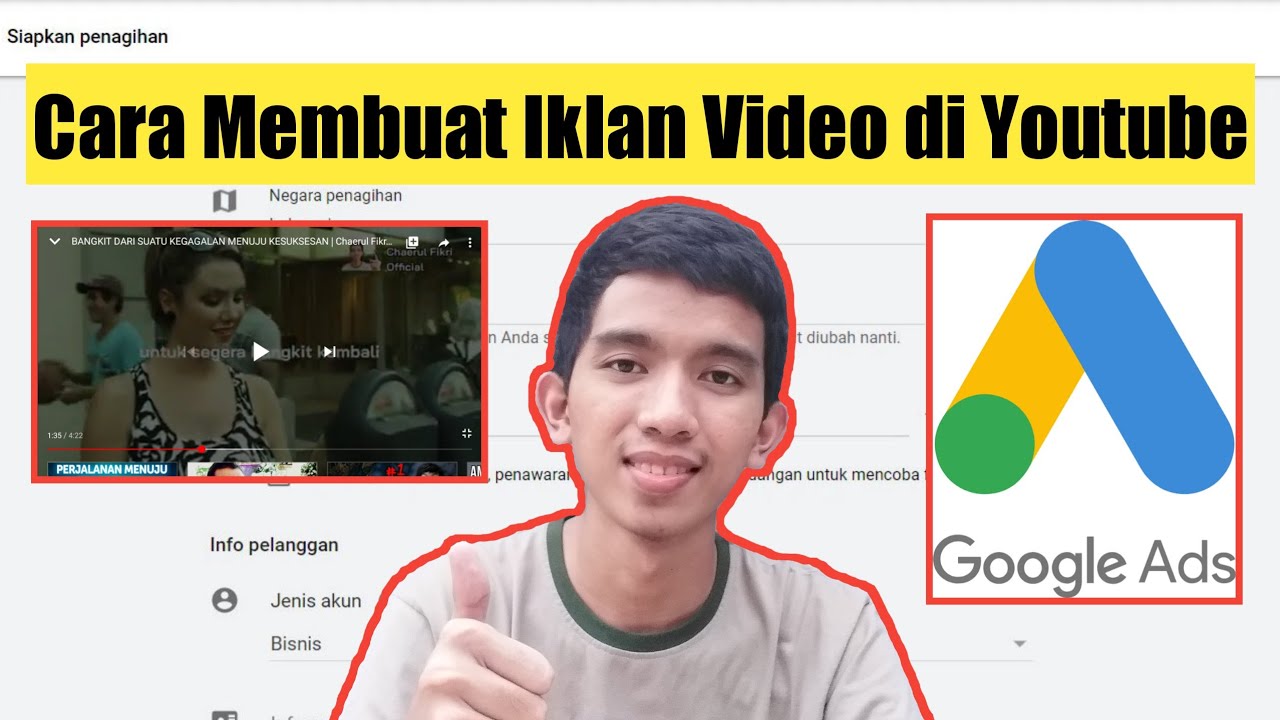 TUTORIAL CARA MEMBUAT IKLAN VIDEO YOUTUBE DI GOOGLE ADS | CHAERUL FIKRI ...