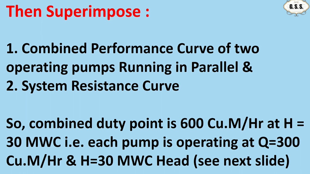 Engineering : How a Centrifugal Pump is Over-Loaded During Parallel ...