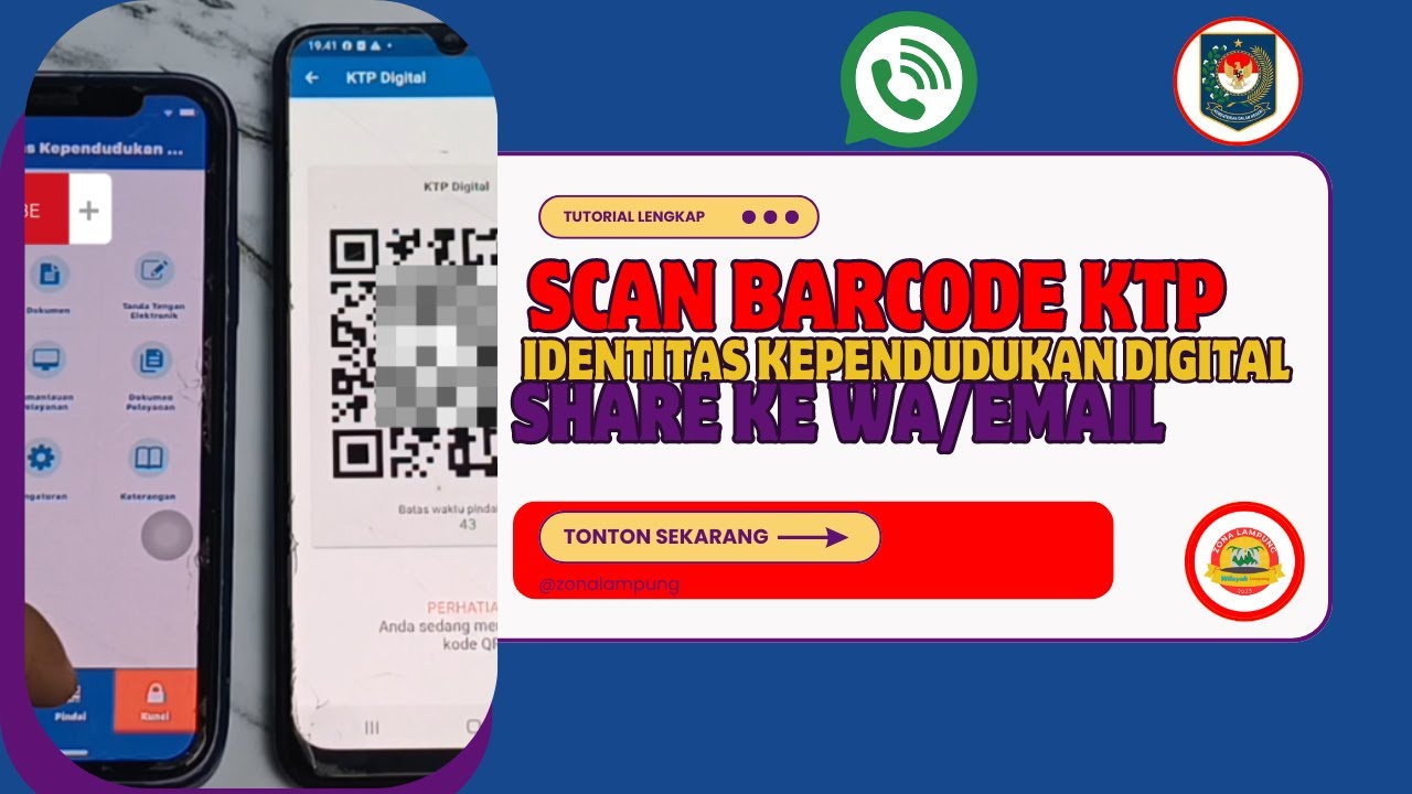 Cara Scan Barcode KTP dan Kartu Keluarga yang Benar - YouTube