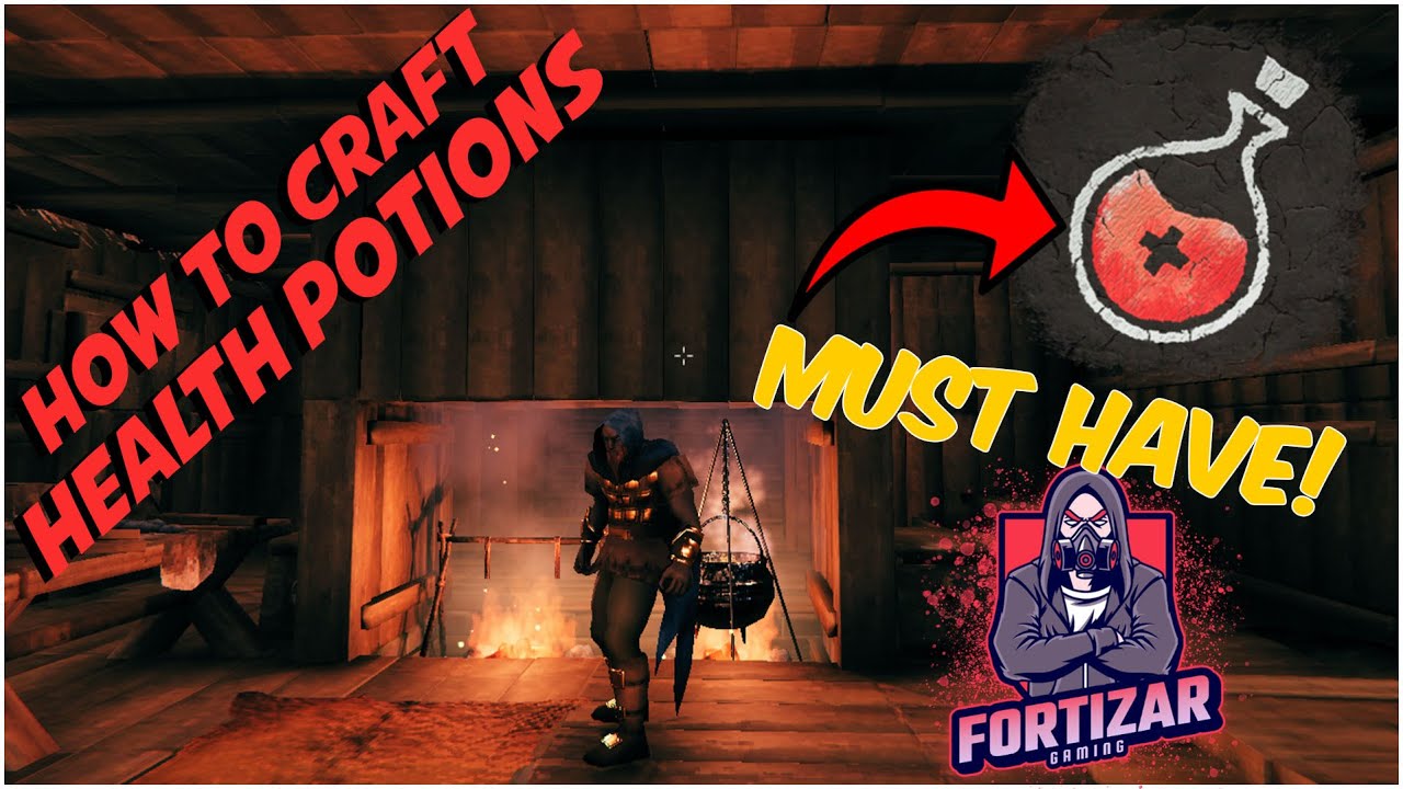 Valheim Game - How to craft Health Potions MUST HAVE - YouTube