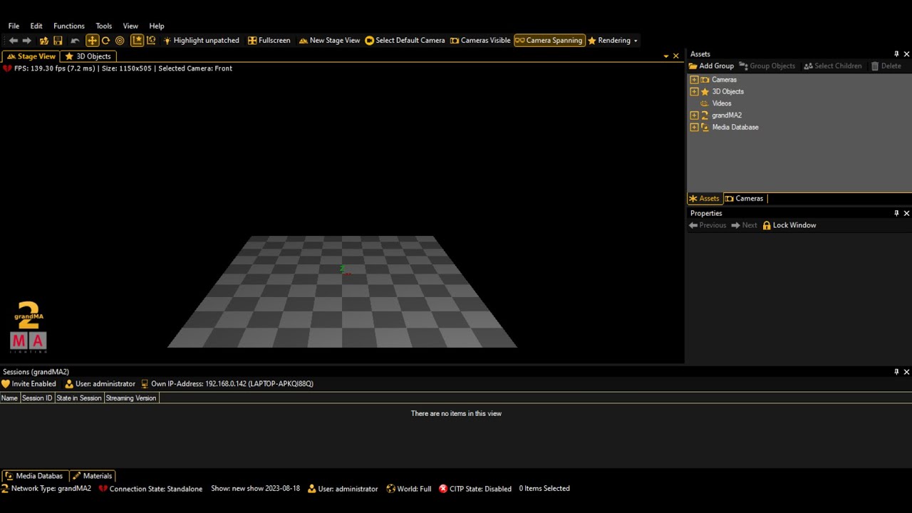 GrandMA2 OnPC Part2 MA 3D mit MA verbinden - YouTube