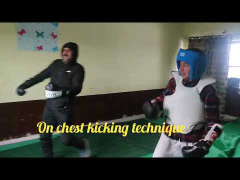 on chest kicking technique