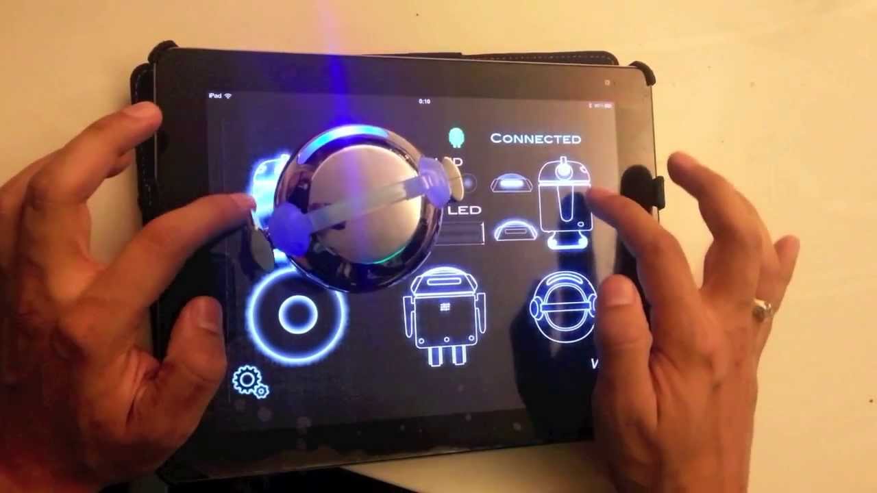 Control of a BERO robot using an ipad and iOS - YouTube