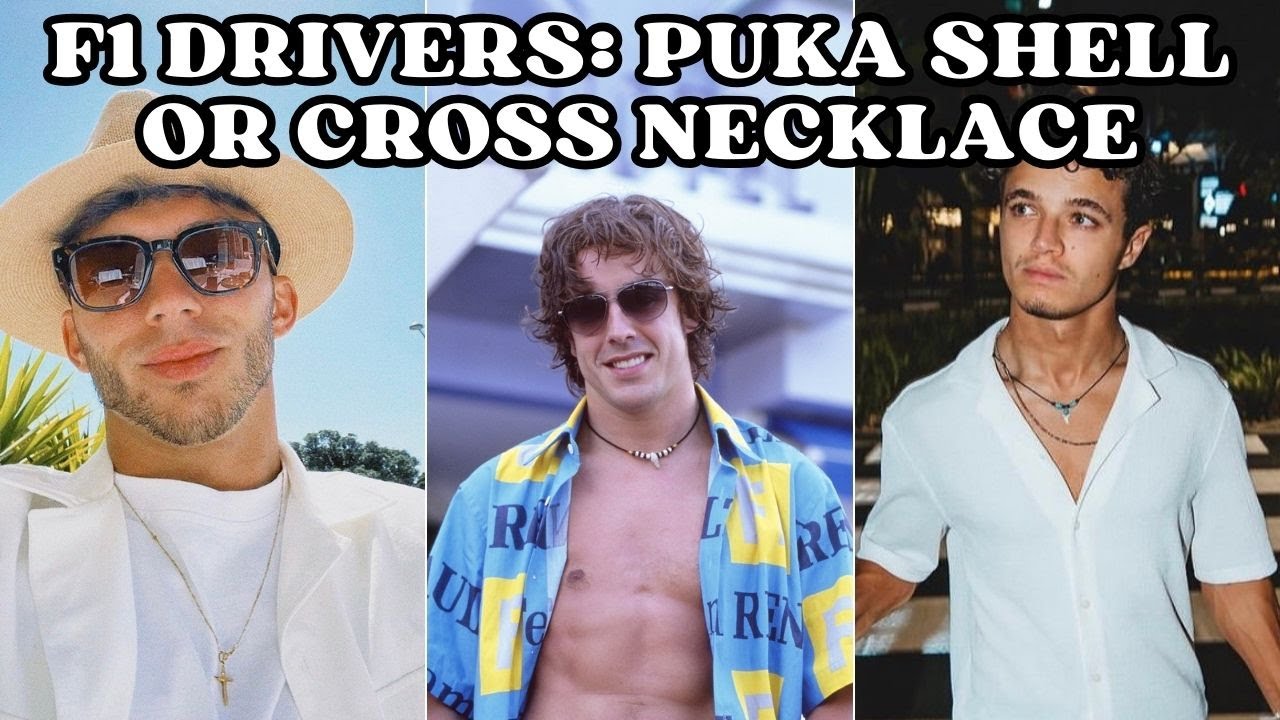F1 Drivers: Puka Shell or Cross Necklace? - YouTube