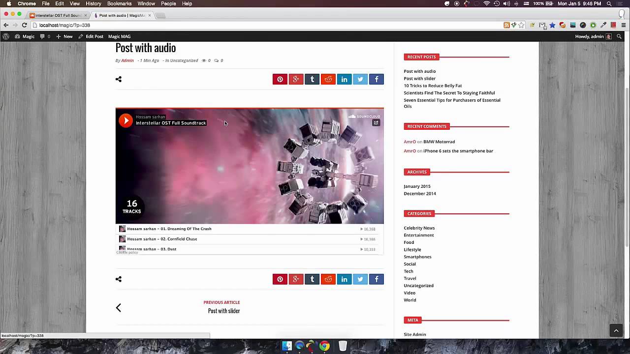 Magic MAG : Post With Audio - YouTube