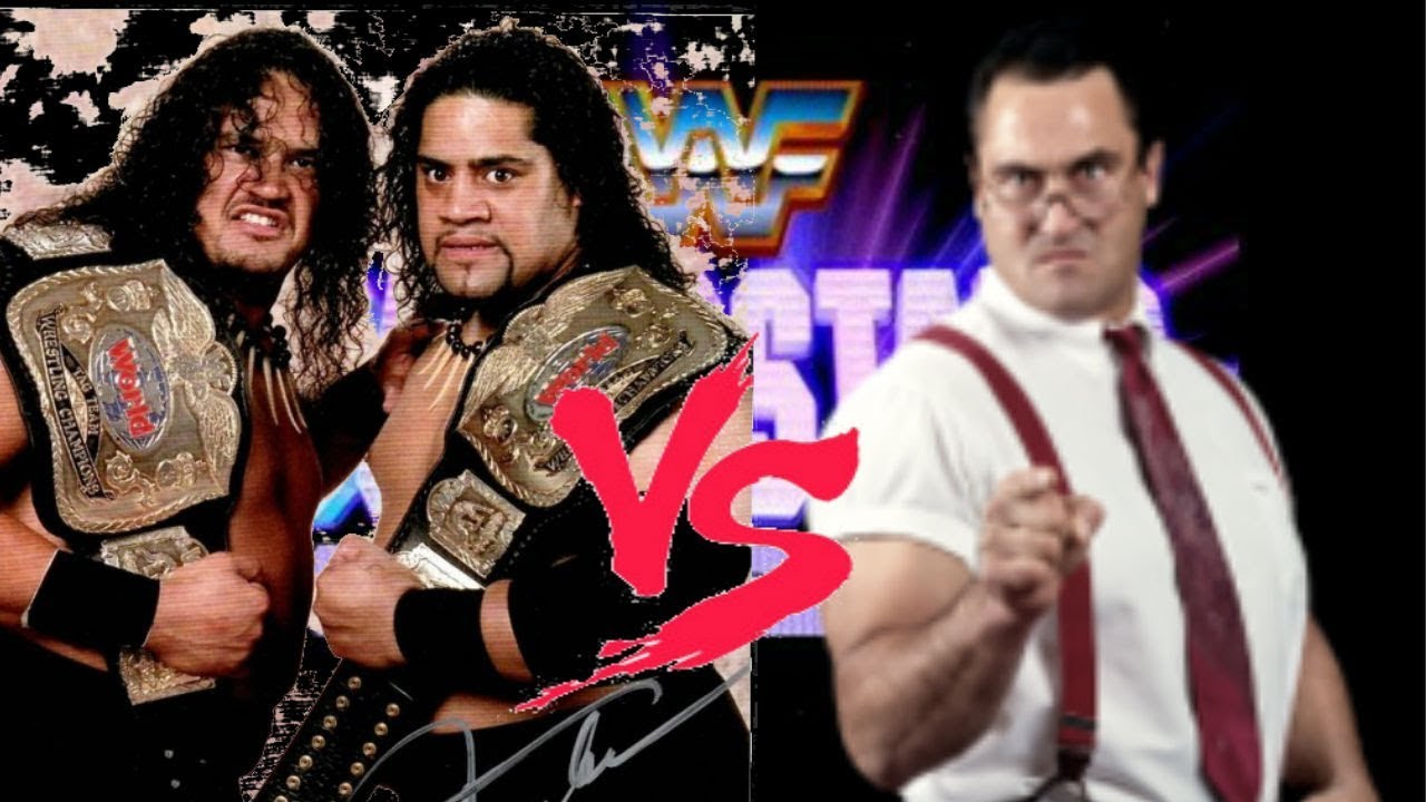 WWF Rage In The Cage Headshrinker Samu vs IRS - YouTube