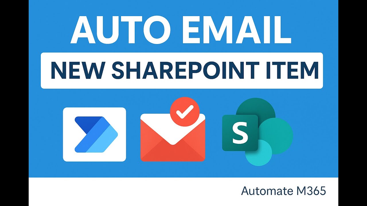 Power Automate: Automatically Send Email When New SharePoint Item Is ...