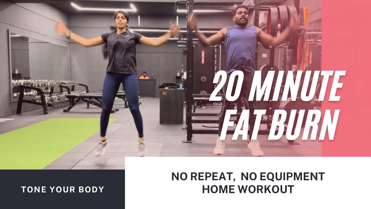 20 Min HIIT Full Body Fat Loss Workout At Home | Burn Fat + Calories ...