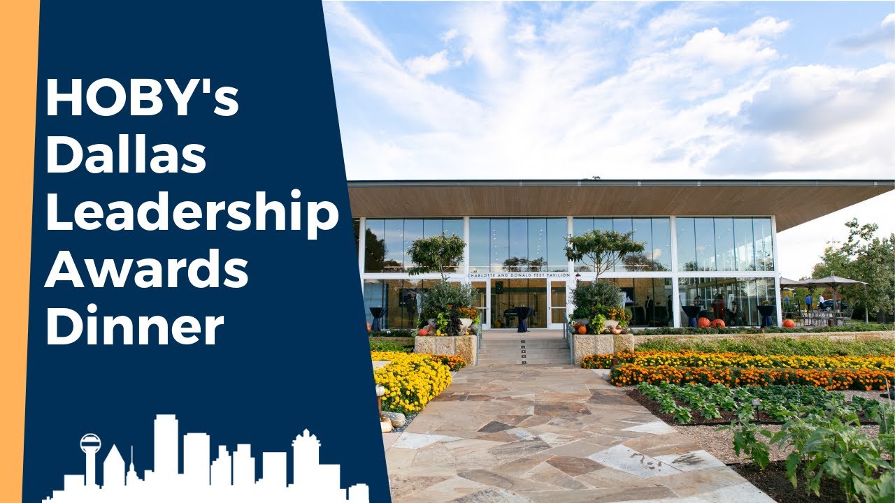 HOBY Dallas Leadership Awards Dinner - 2018 Highlights - YouTube