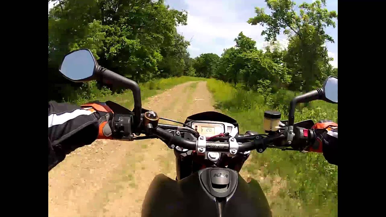 A ride in the Flint Hills - Rough roads and 2-track - KTM 950 SMR *SEE ...