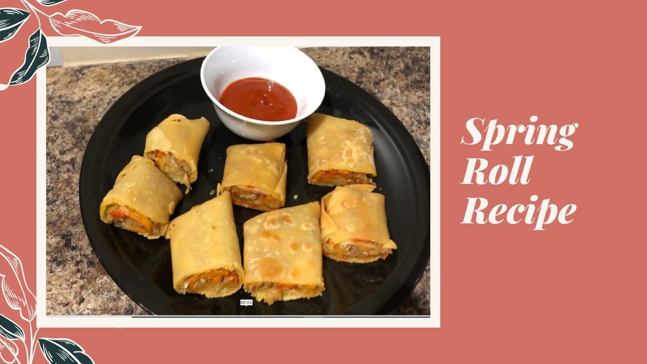 Spring Roll Recipe | Fast food | Appetizer| Indo Chinese dish | How to ...