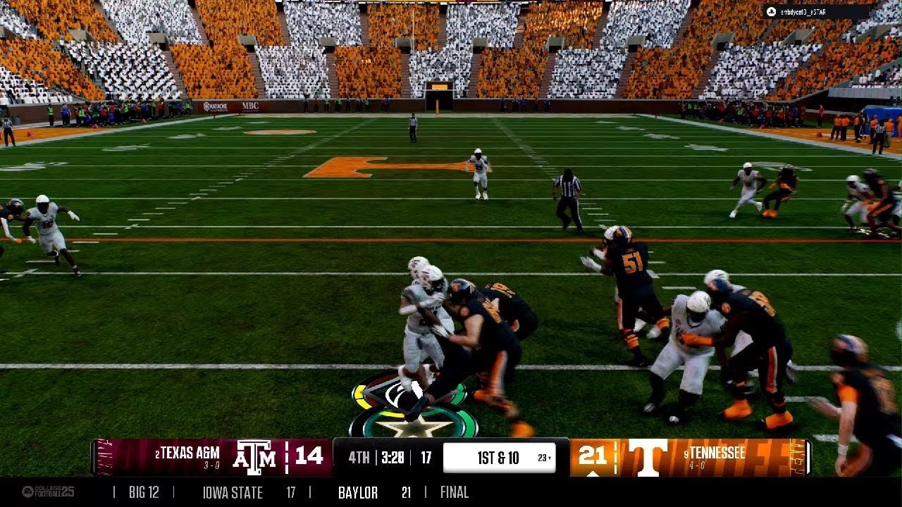 College 25 SEC League big rivalry Texas A&M vs Tennessee - YouTube