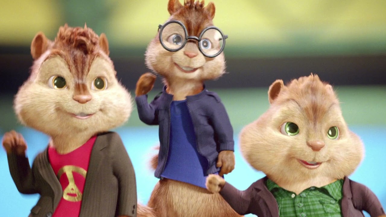 The Chipmunks Run Around Lyric Video - YouTube