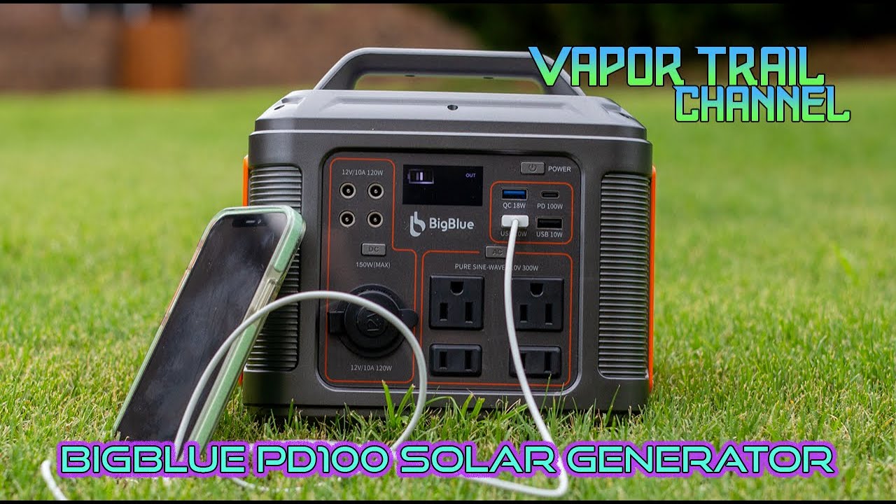 BigBlue PD 100w / 296Wh Solar Generator - How's It Stack Up? - YouTube