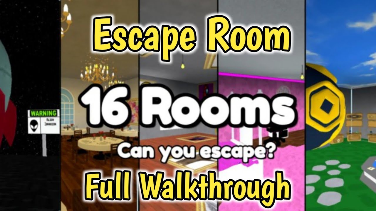 Roblox Escape Room 16 Rooms Codes (2024) - YouTube