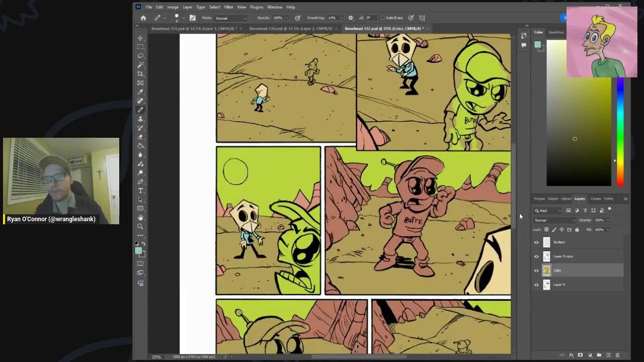 Ink The Book Show: Laying Down Some Color While Being A Doofus - YouTube