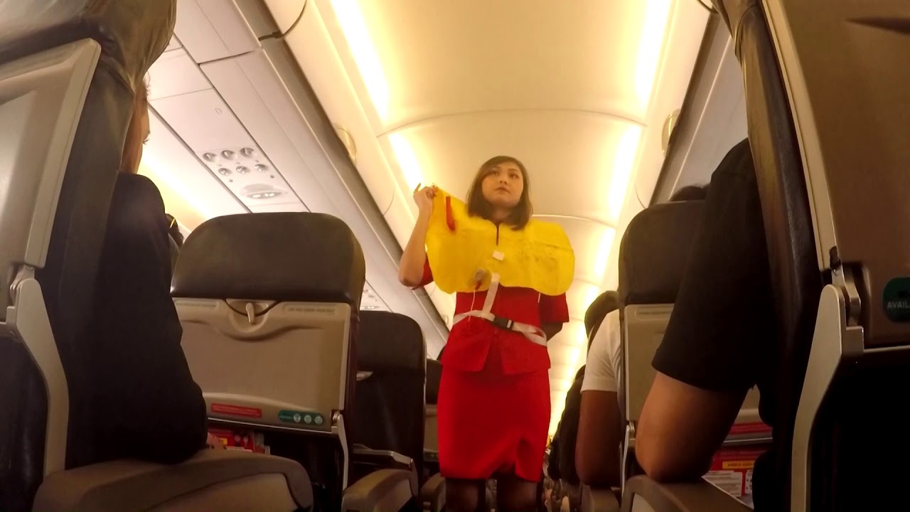 AirAsia Safety Instructions - YouTube