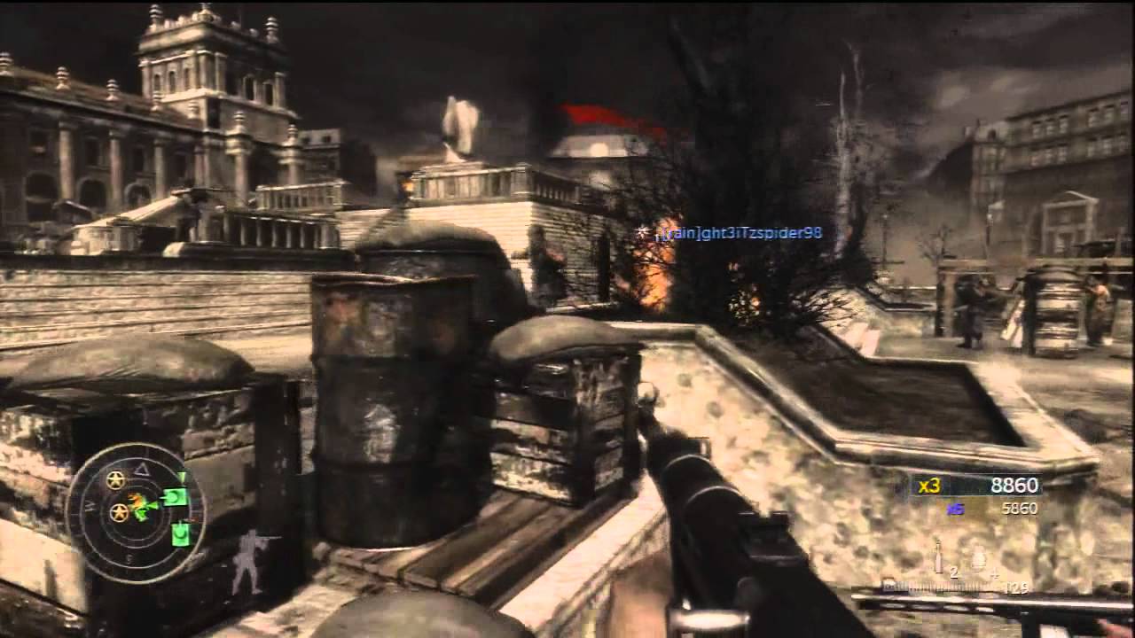 CoD:WaW Campaign Mission 13 - Il Cuore Del Reich - YouTube