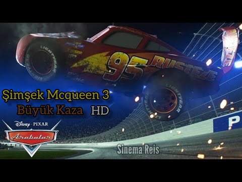 Şimşek Mcqueen Büyük Kazası Ama Geriye Sarılmış Halde #cars3