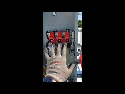 how to wire up a 3 phase unit and disconnect - YouTube