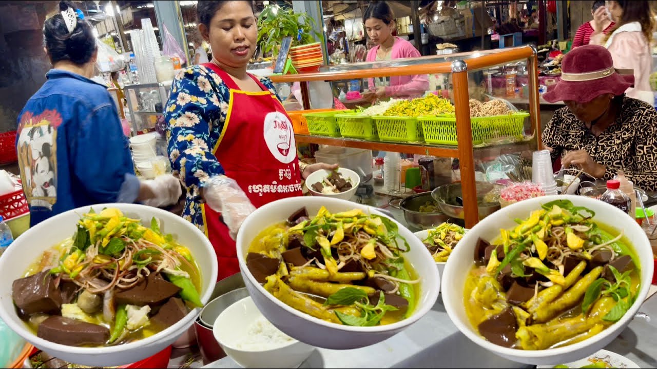 Most popular Cambodian Street Food at Takeo Market | Tasty Delicious ...