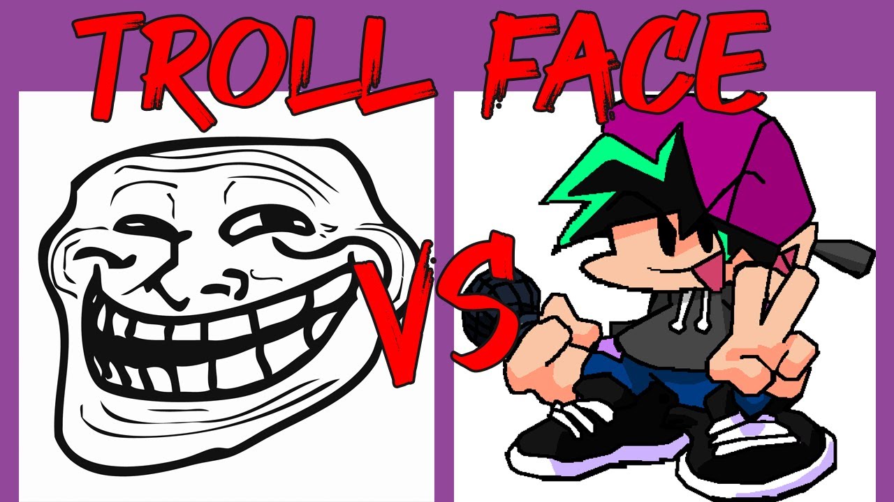 FNF VS TROLL FACE MICKEY MOUSE (FULL HARD MOD) - YouTube