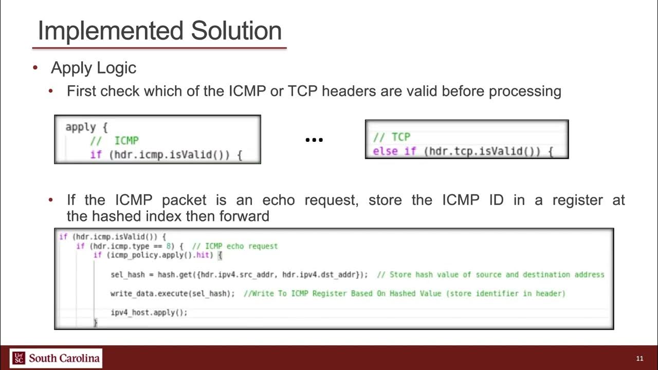 ONR Fall 2023: Implementing a Stateful Packet Filter Using a P4 Programmable Switch - YouTube