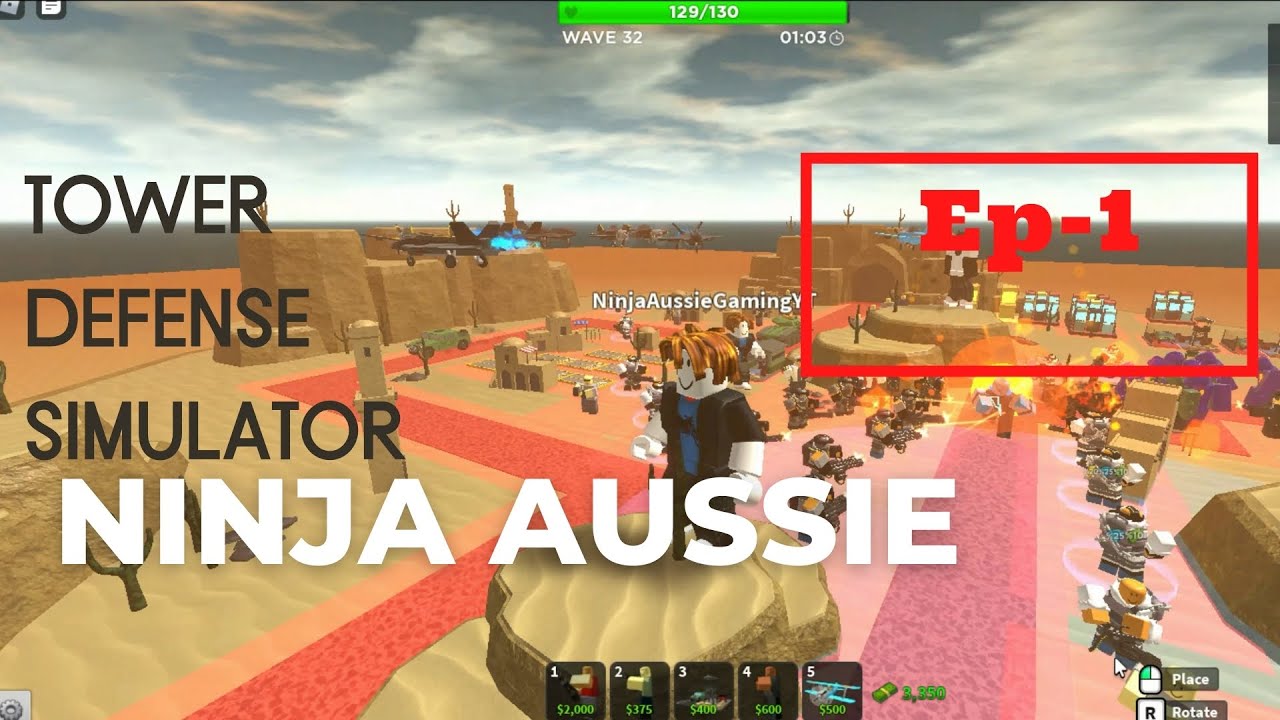 Tower Defense Win Episode 1 | Ninja Aussie Gaming - YouTube